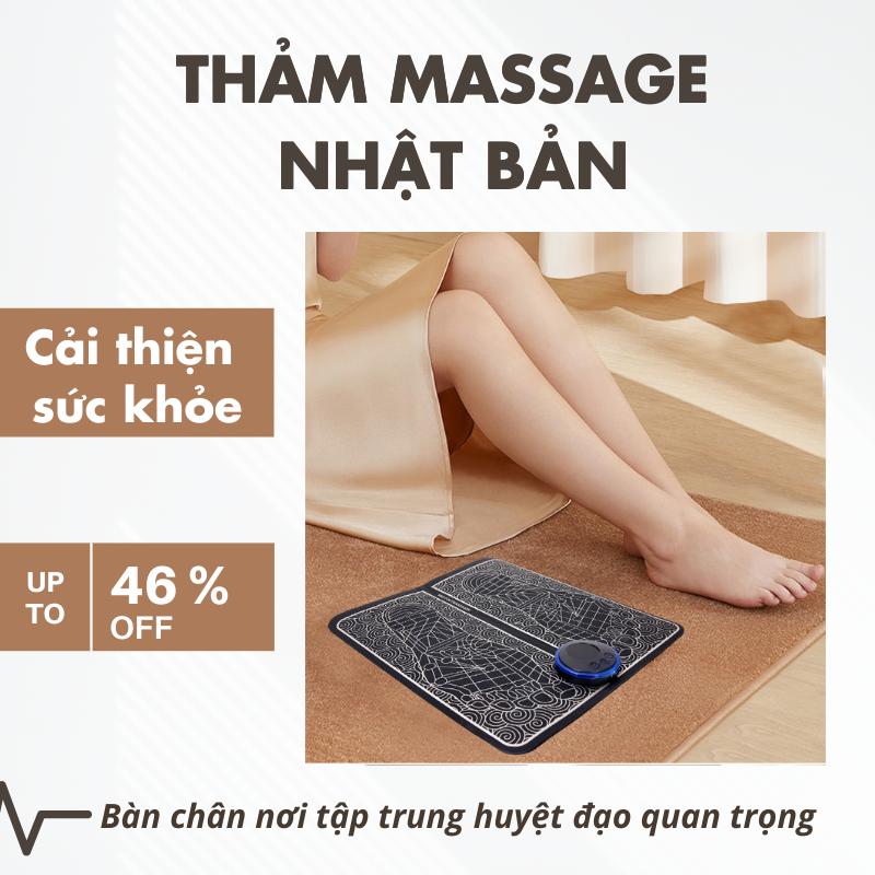 Thảm Massage Chân Nhật Bản Chính Hãng